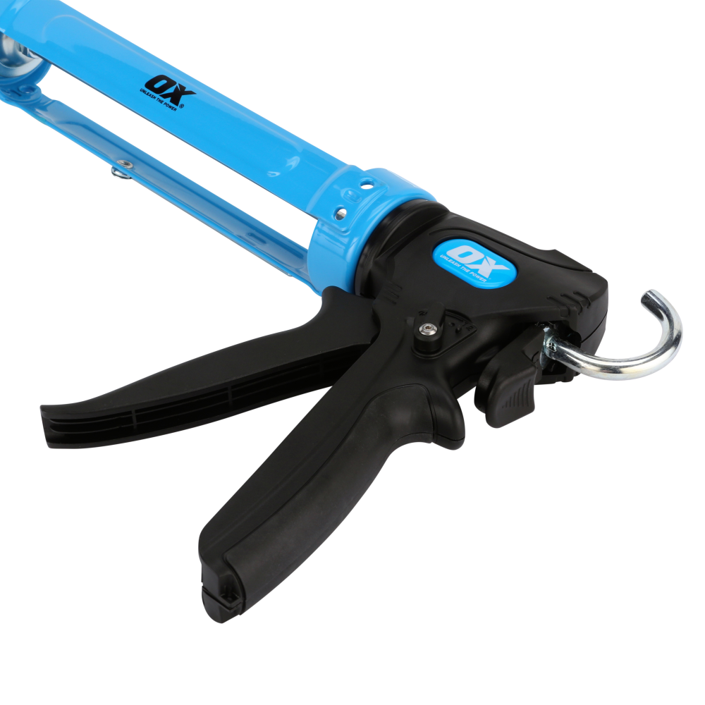 OX Pro Dual Thrust Caulking Gun - 310ml - OX Tools Australia