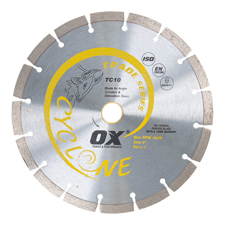 OX Premium Concrete and General Purpose Diamond Blade - 9-Inch - OX ...